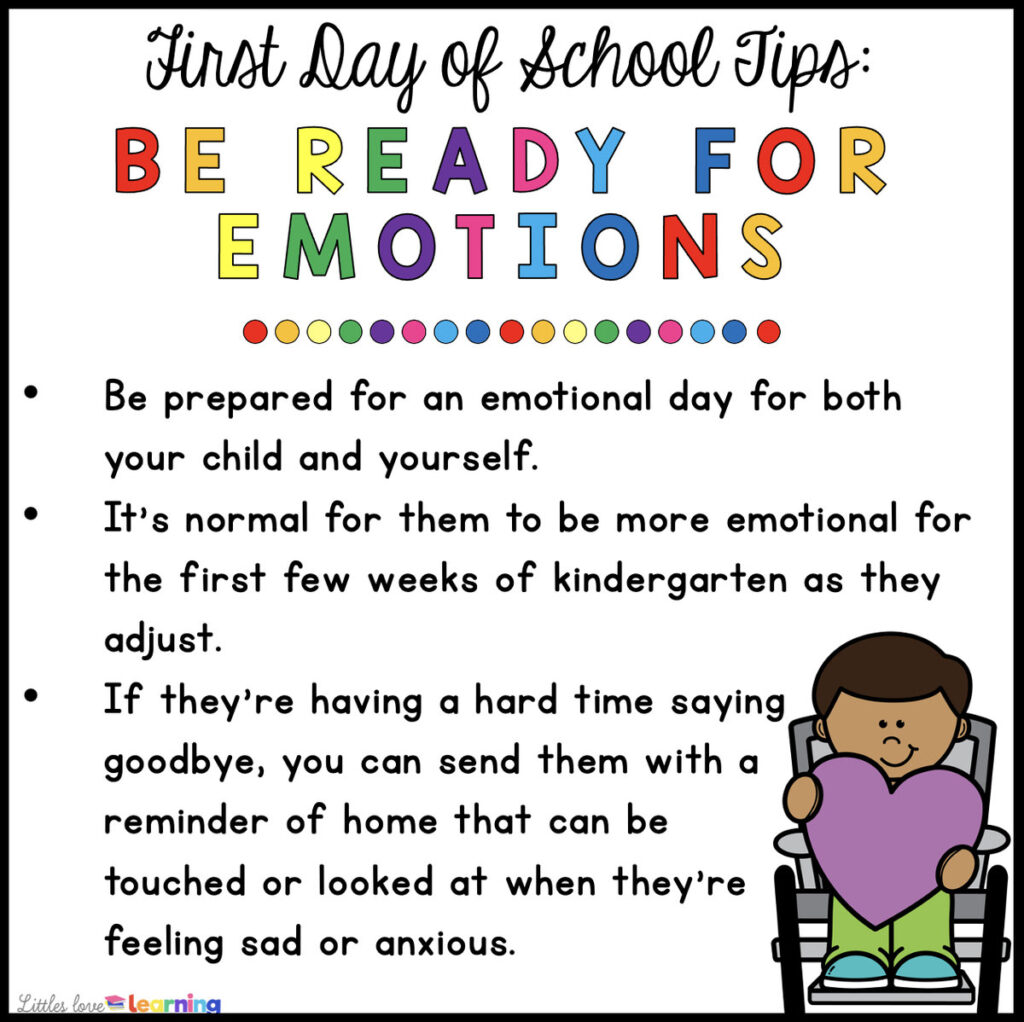 First Day of Kindergarten: A Comprehensive Guide for Parents - Mammy Cares