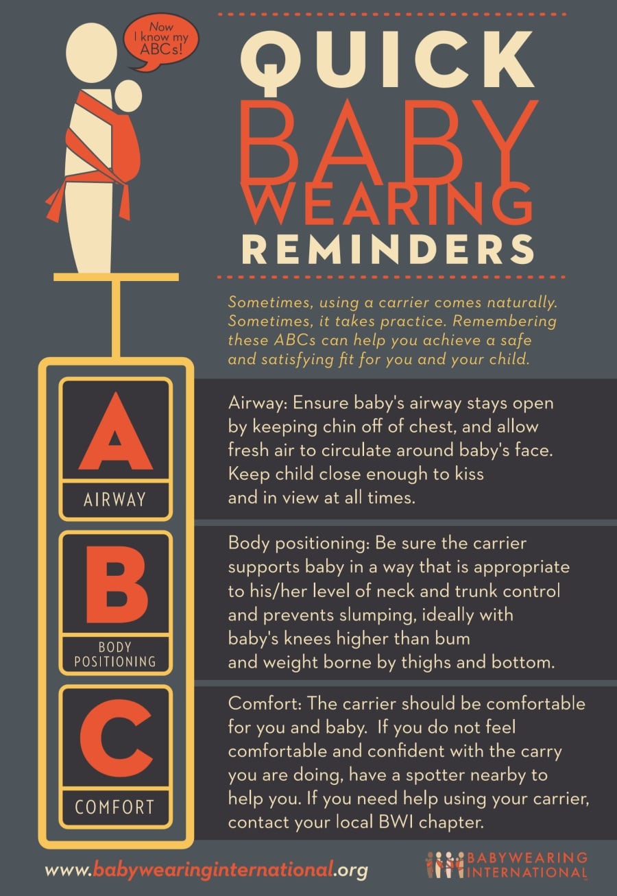Rules For Baby Carrier - Mammy Cares